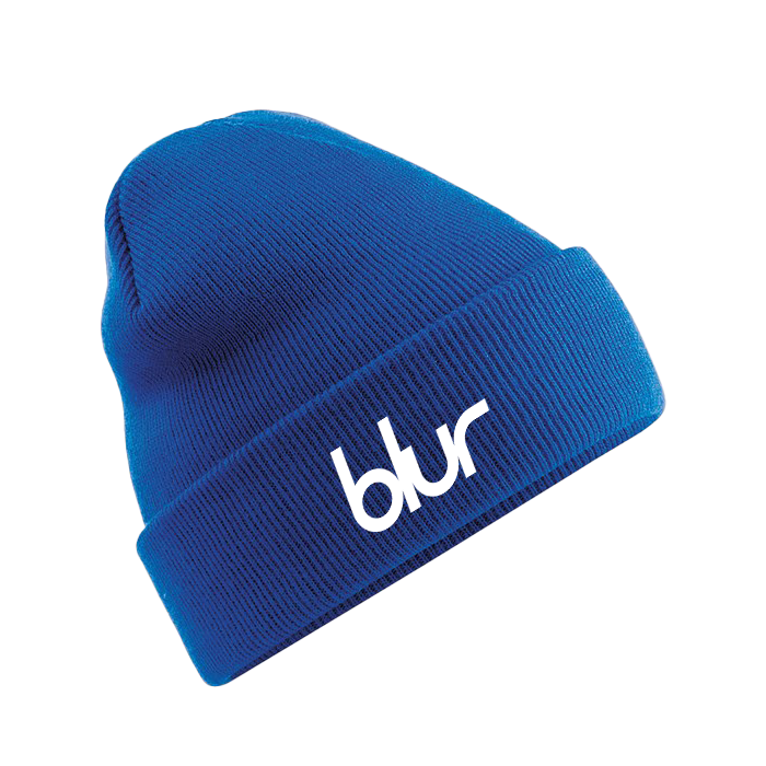 Blur Logo Blue Beanie | Blur Official Store